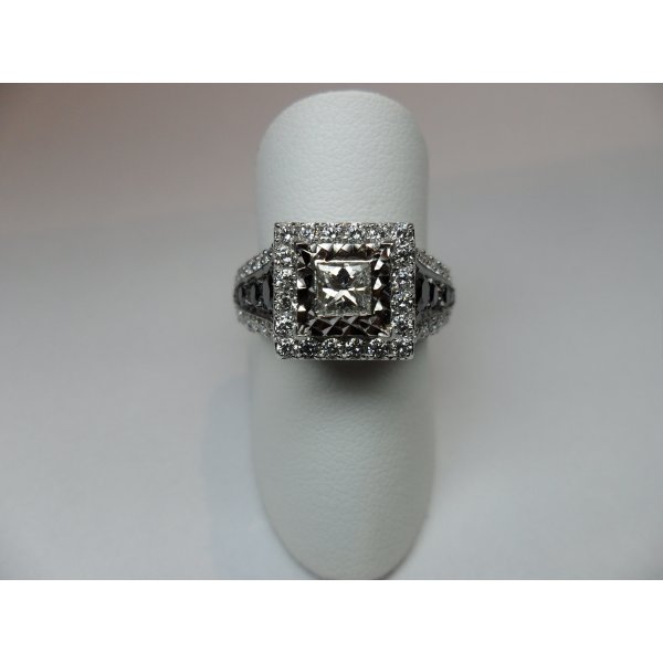 City Diamonds - Princess Entourage Ring Witgoud